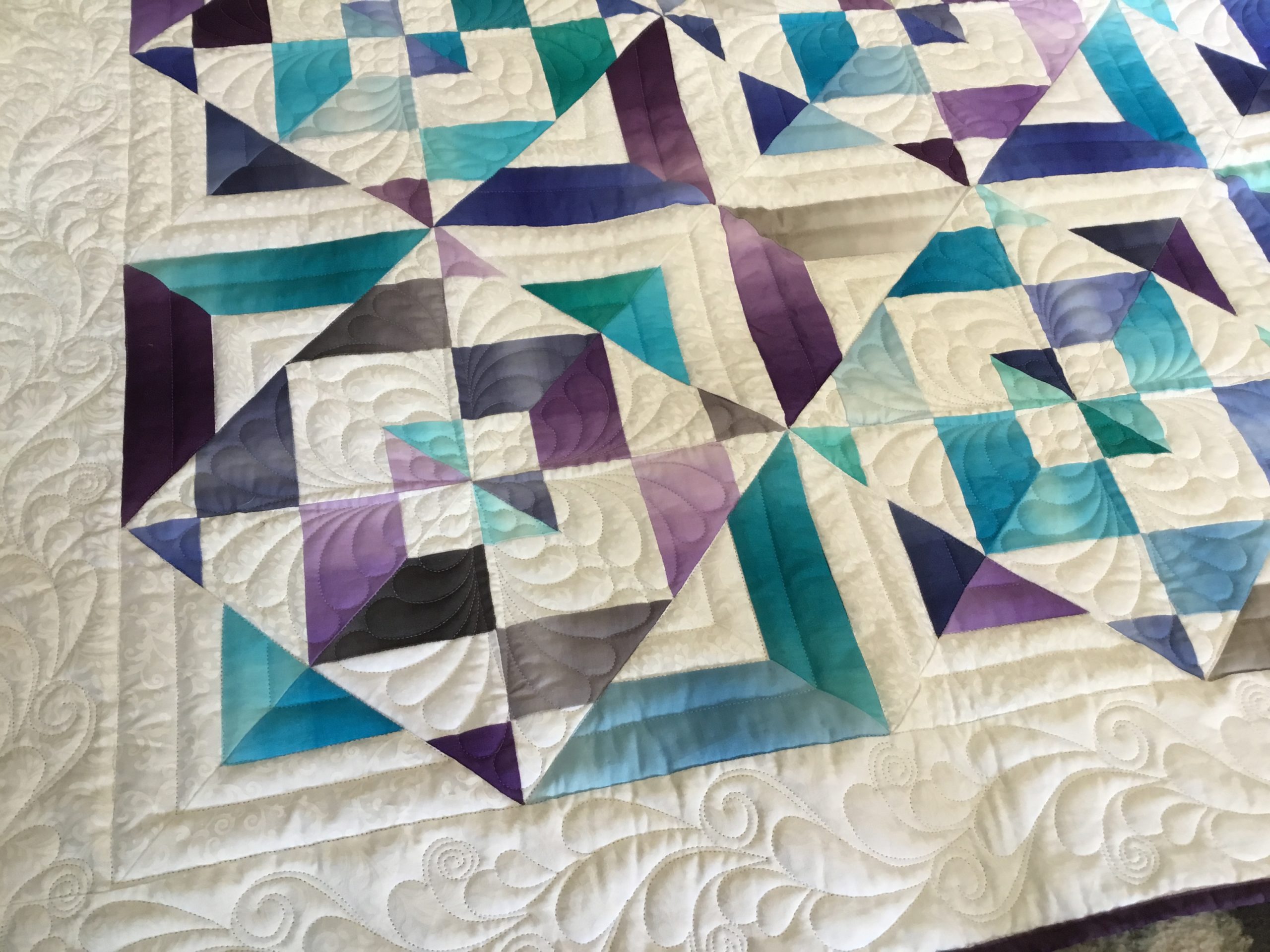 One pattern, two colorways